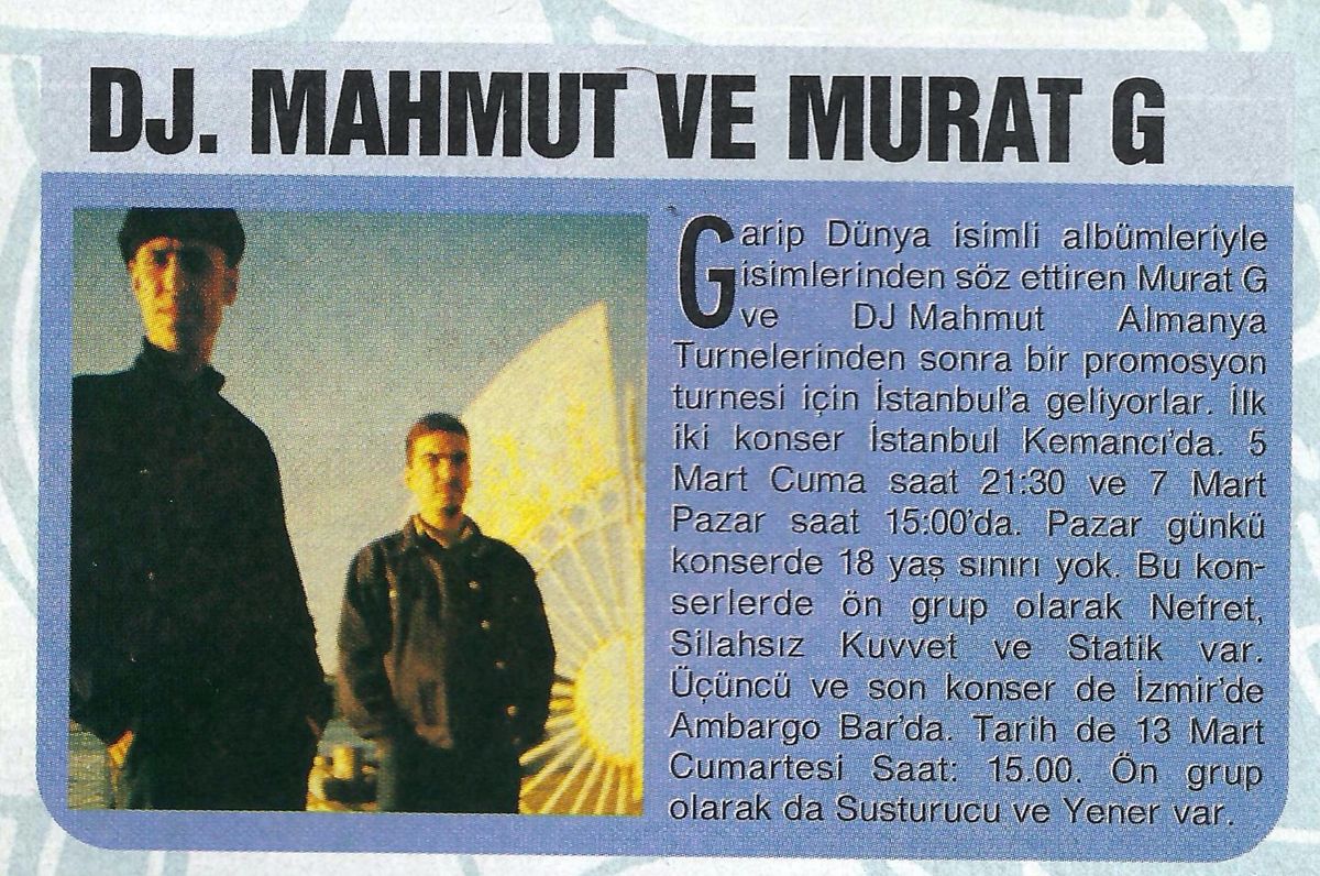 Aposto | Murat G.: “Turkish Rap was a Baby Born to Germany”